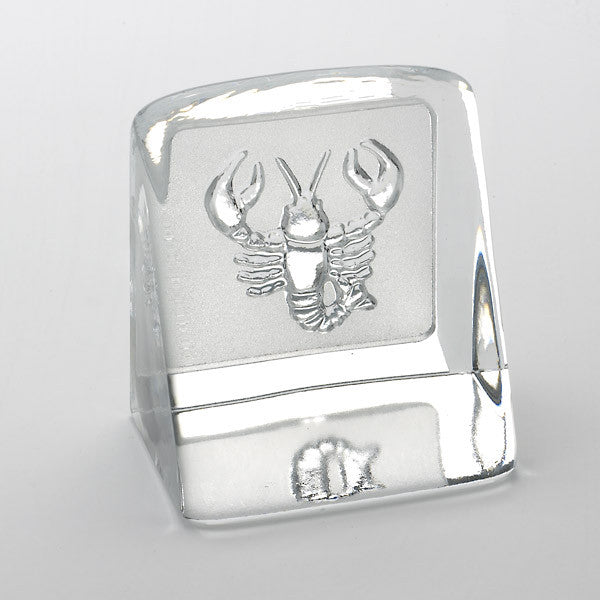 Swedish Crystal Zodiac Paperweight Deluxe - Cancer – zodiacgifts.com